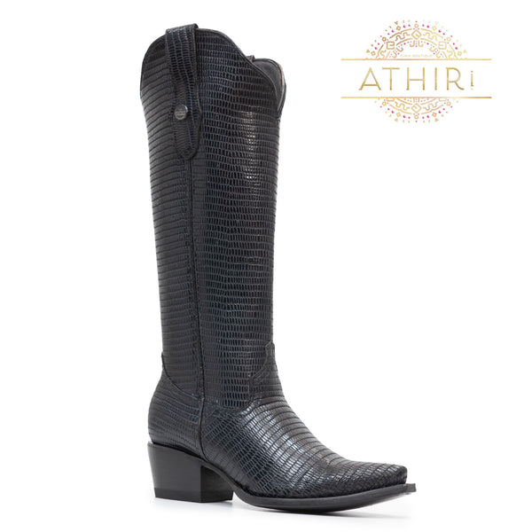 LIZARD NEGRO EST.AT-35 H-MARIE RT – Athiri Boots