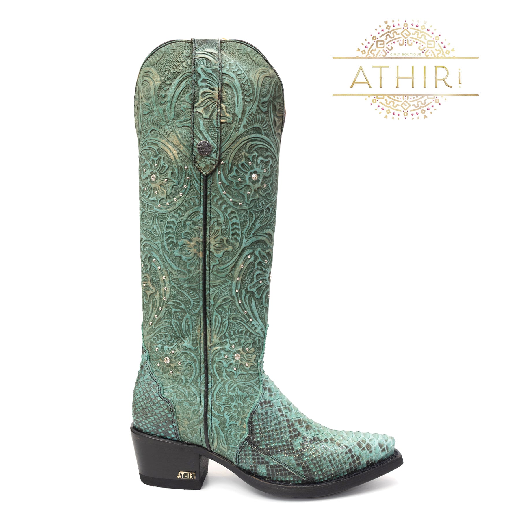 PITHÓN EXÓTICO TURQUESA H-MARIE – Athiri Boots